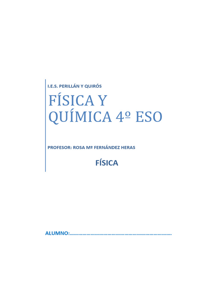 Tema 4 Cinemática Estudio Del Movimiento | PDF | Cinemática | Velocidad