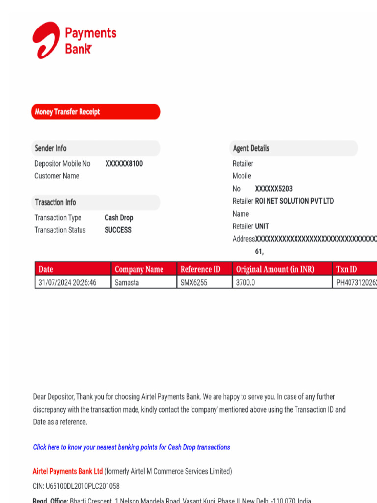 Reciept | PDF
