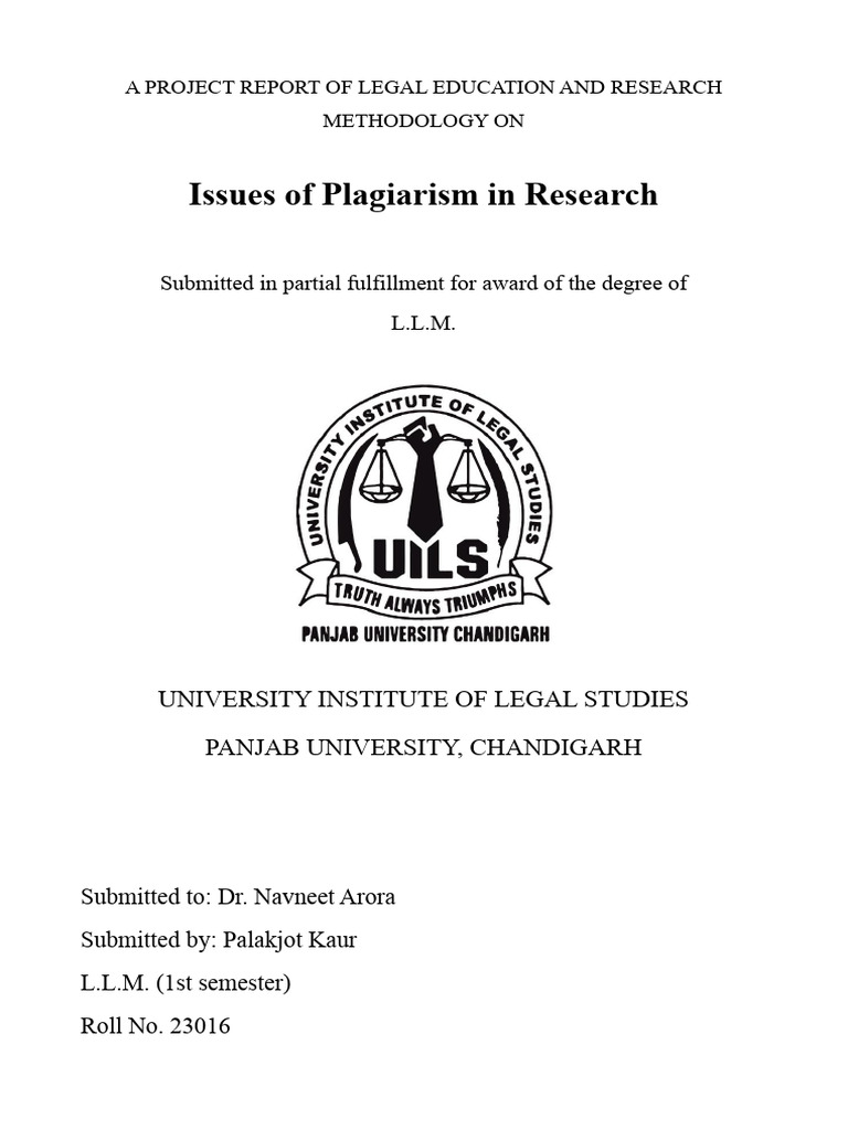 RM Project | PDF | Plagiarism | Copyright
