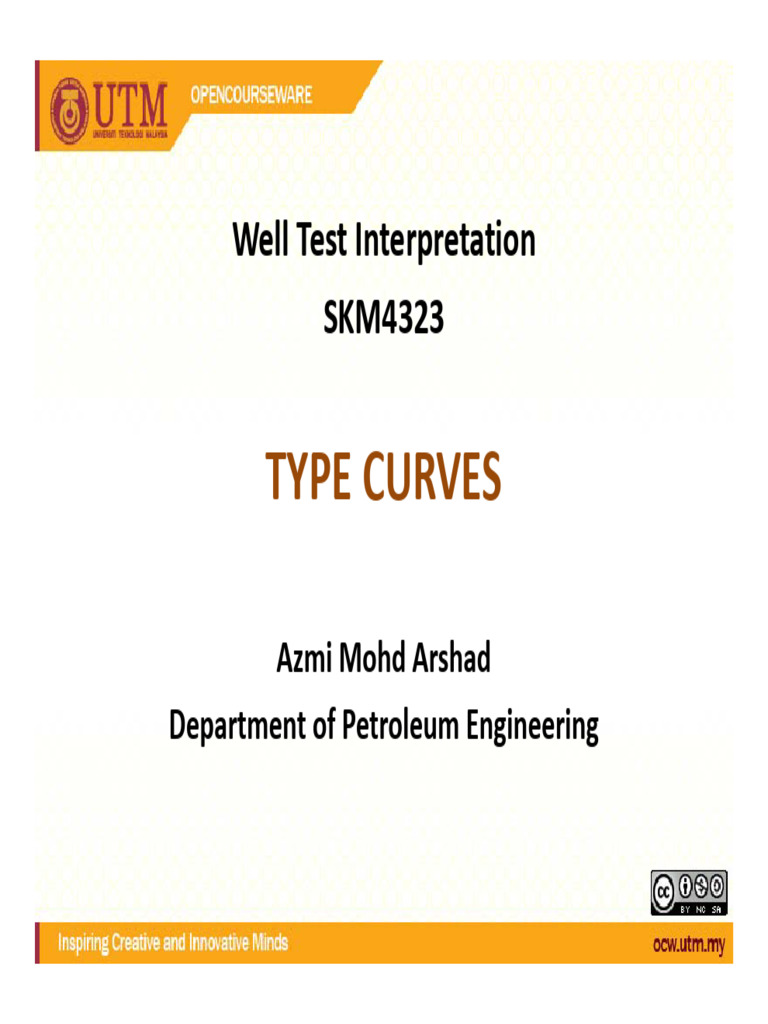 Gringarten Type Curves in Well Testing | PDF | Curve