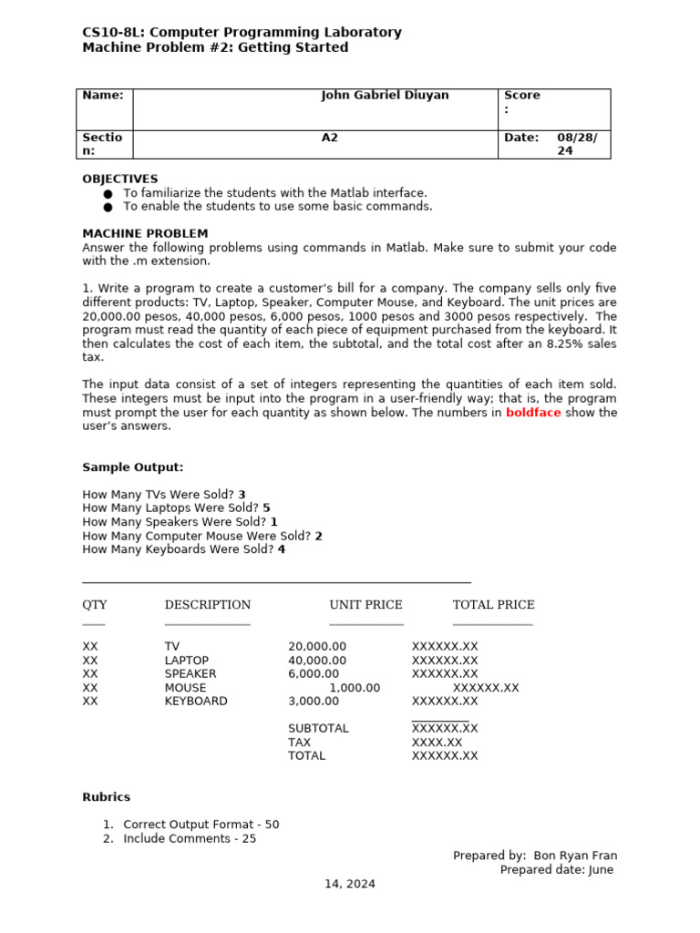 Machine Problem 2 | PDF | Computer Keyboard | Computer Hardware Machine Problem 2 | PDF | Computer Keyboard | Computer Hardware