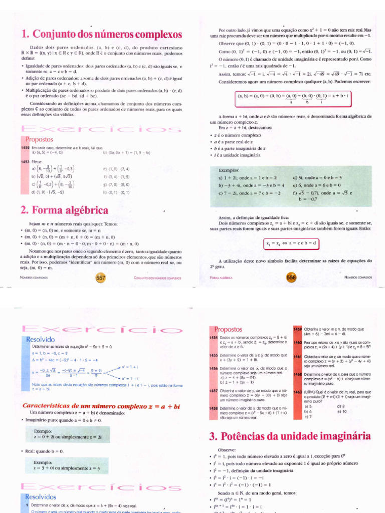 21.MAPA - Numeros Complexos | PDF