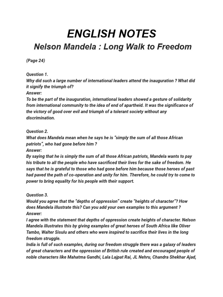 Nelson Mandela - Long Walk To Freedom | PDF | Nelson Mandela