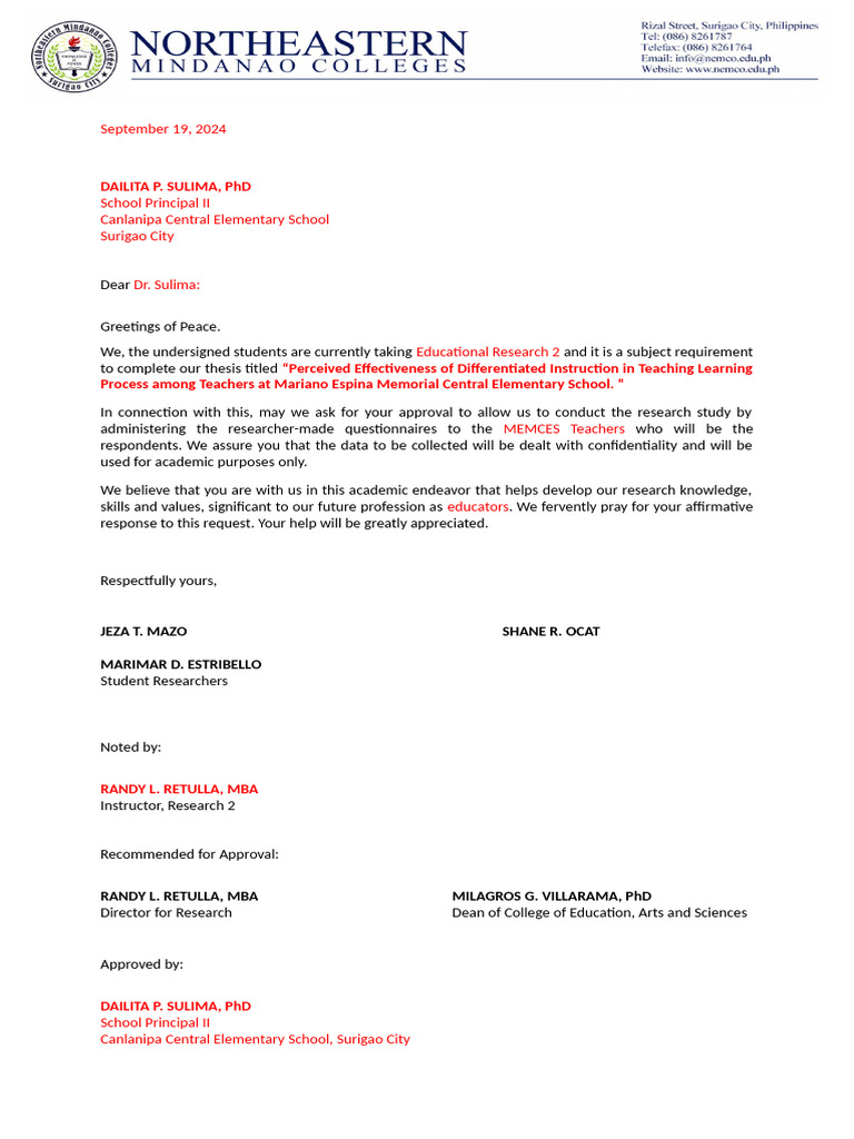 Sample Letter Request | PDF | Wellness