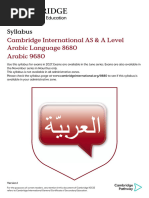 Syllabus: Cambridge International AS & A Level Sociology 9699 | PDF ...