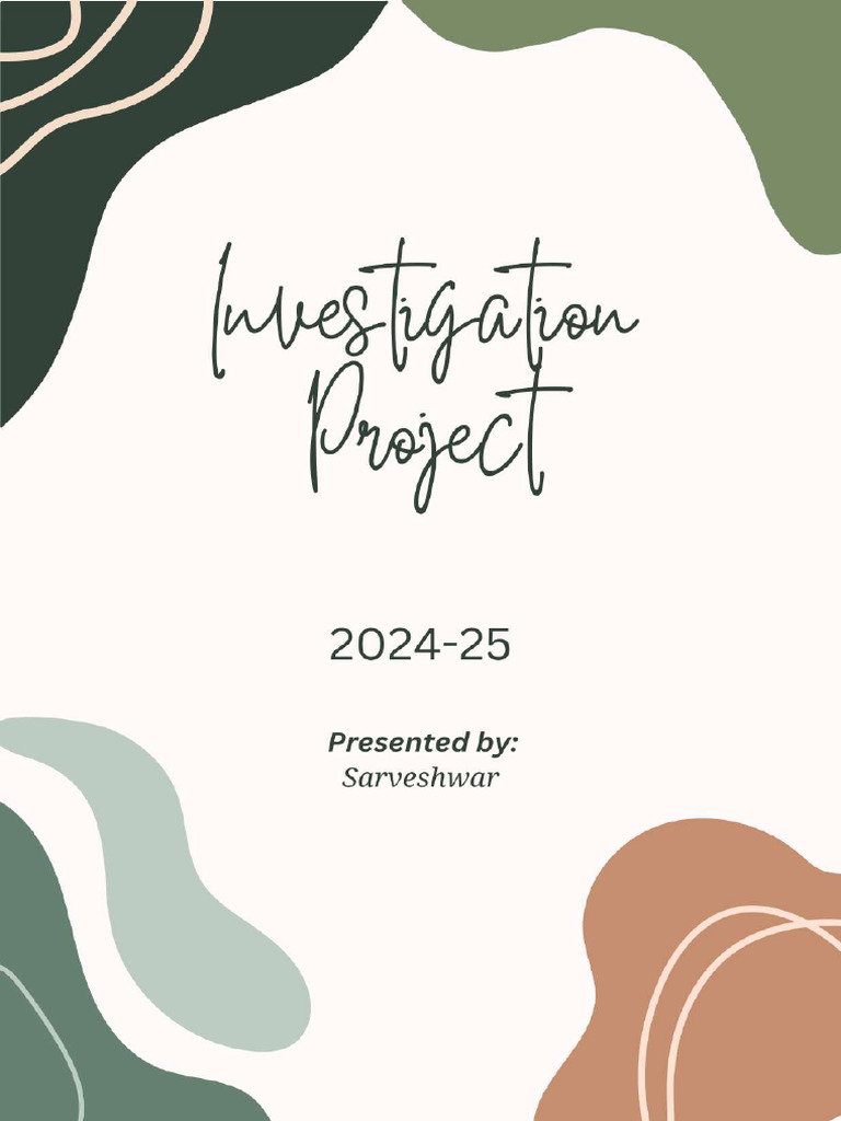 Biology Class 12 Genetic Disorder Investigator Project | PDF