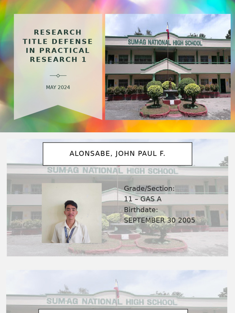 PR1 Title Proposal Template | PDF | Tobacco Smoking | Addiction