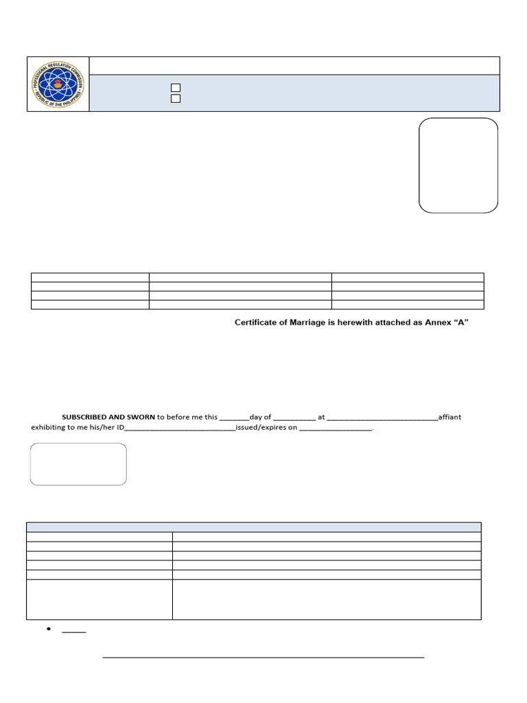 PRD-22 Rev 01 Change of Status With or Without Change in Registered ...