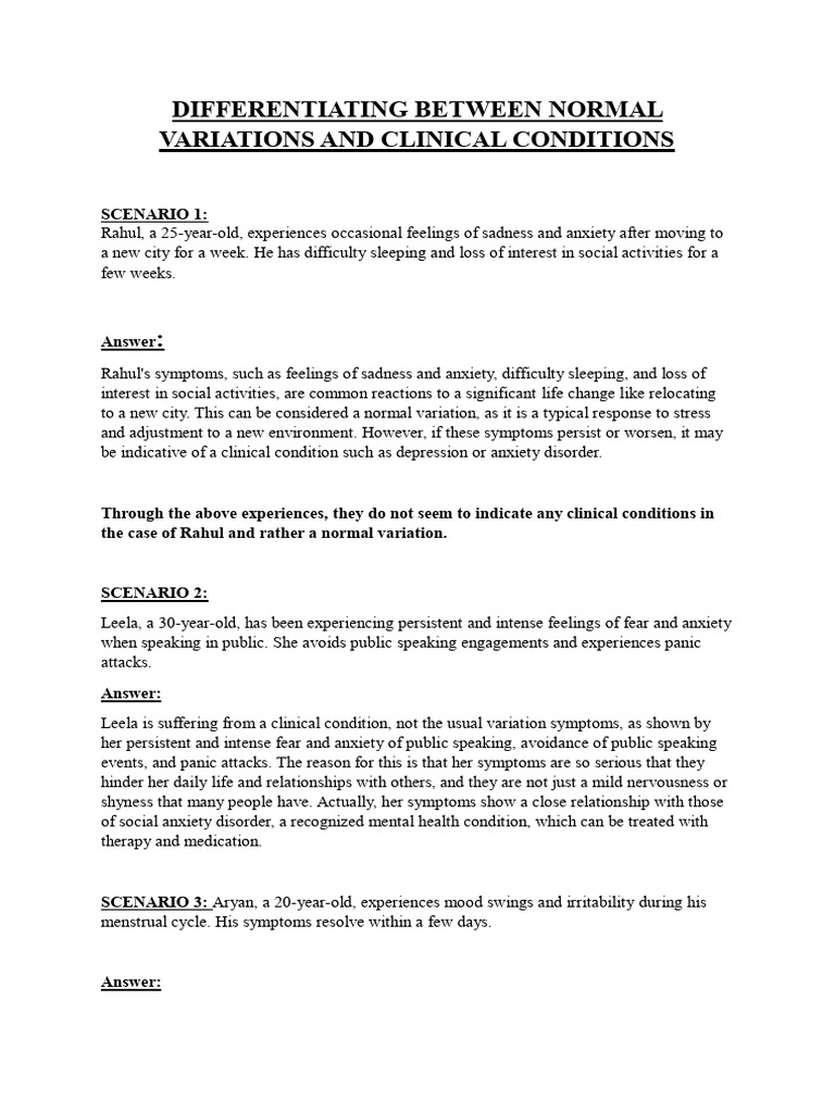 Pradeep G. Nair - Normal Variation or Clinical Condition - CMC Advance 28 Sep 2024 Batch-1 | PDF ...