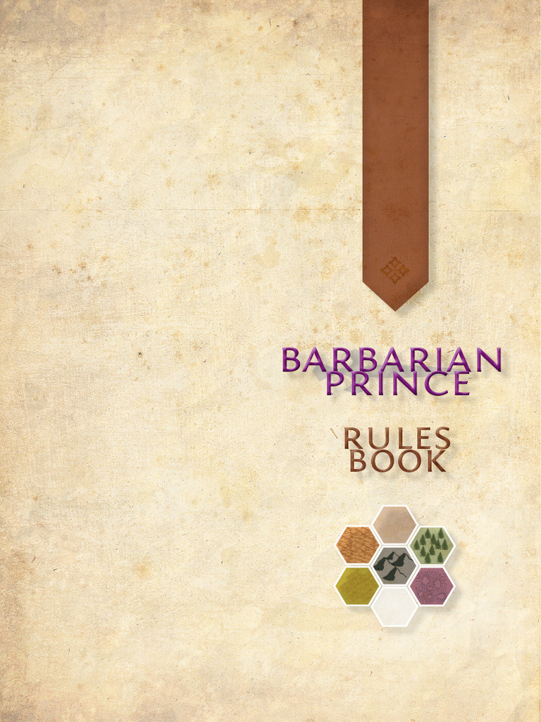 Barbarian Prince Game Rules Guide | PDF | Hunting | Magician (Fantasy)