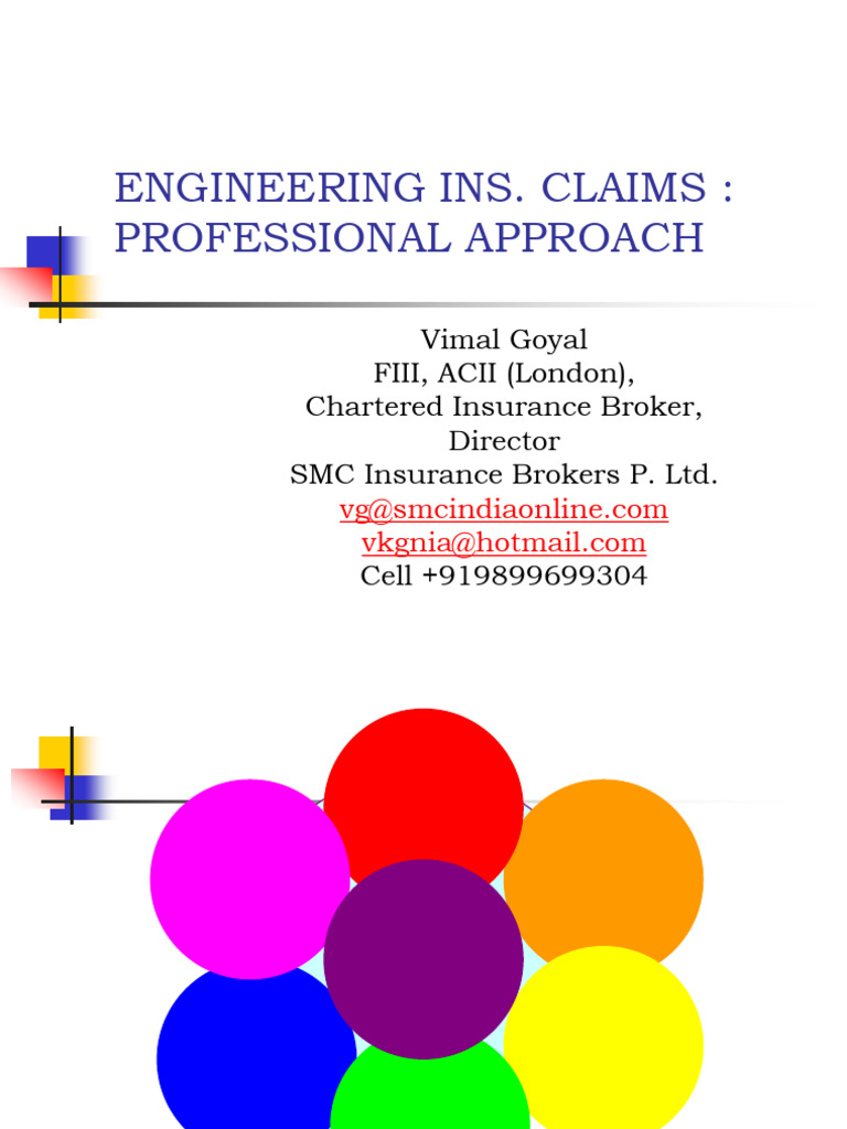 Project Insurance Claims | PDF | Insurance | Specification (Technical ...