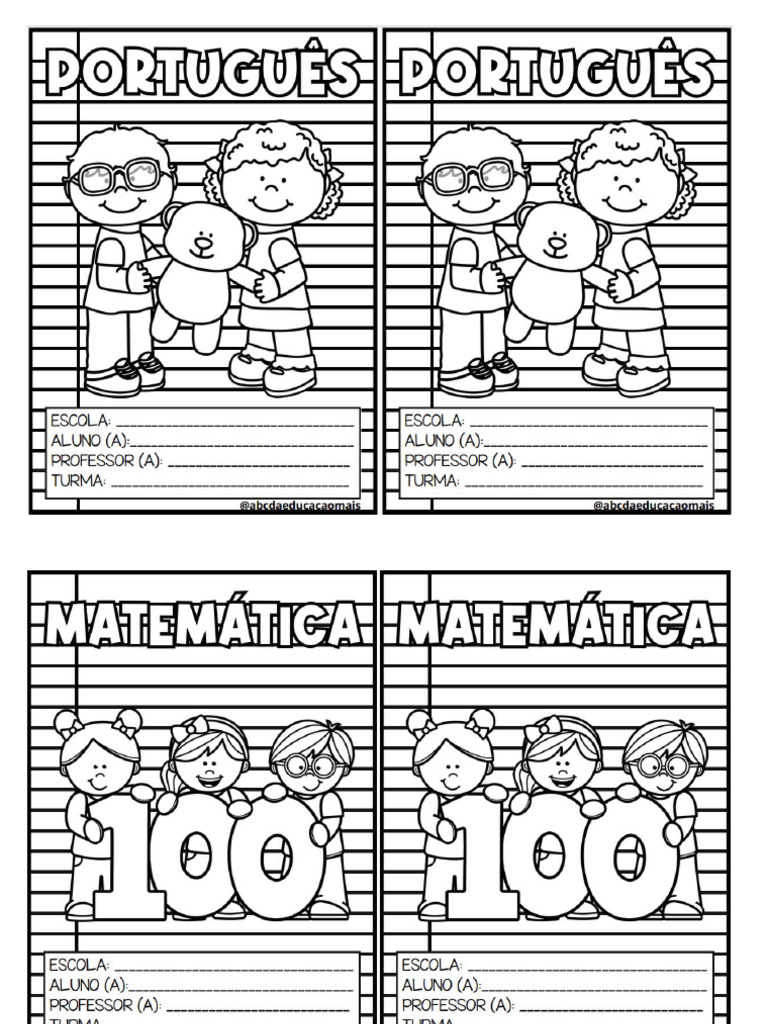 Capinhas Caderno | PDF