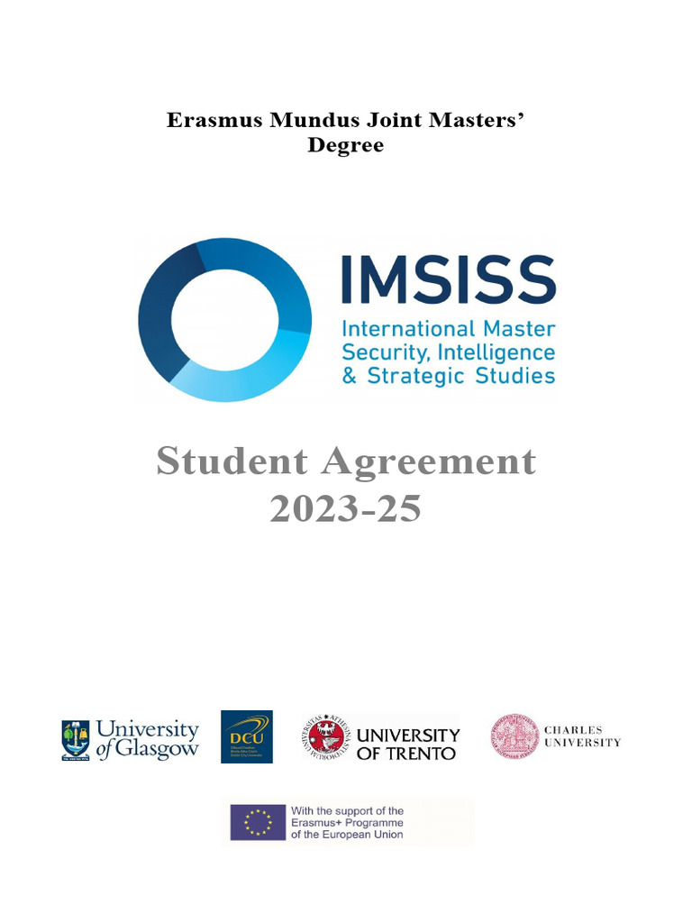 Erasmus Mundus Master's Student Agreement | PDF | Students | Academic ...