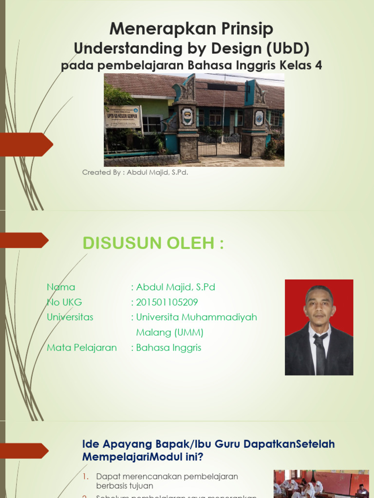 Aksi Nyata Menerapkan Prinsip Understanding by Design (UbD) Ok | PDF | Seni | Pengembangan Diri