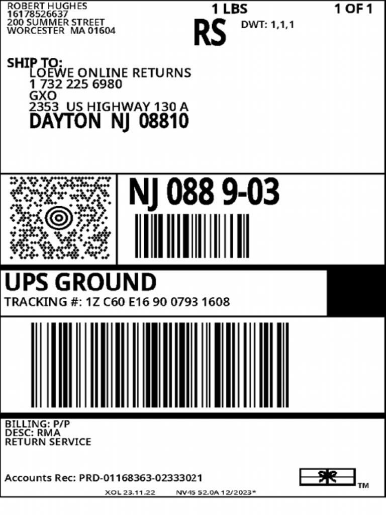 Return Label 2 | PDF