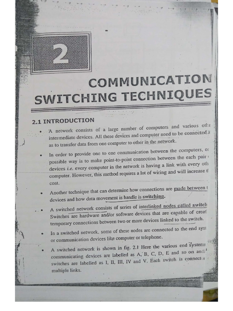 Switching Techniques | PDF