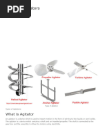 Types of Agitators | PDF | Propeller | Turbine