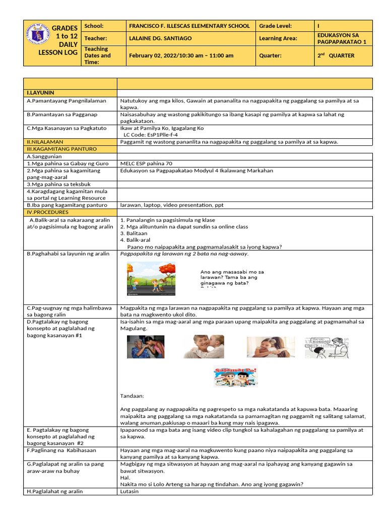 DLP in ESP CO1 2021 20222 | PDF