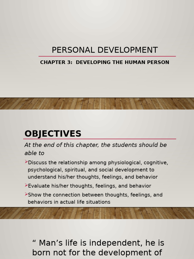 Personal Development Group 2 | PDF | Emotions | Adolescence