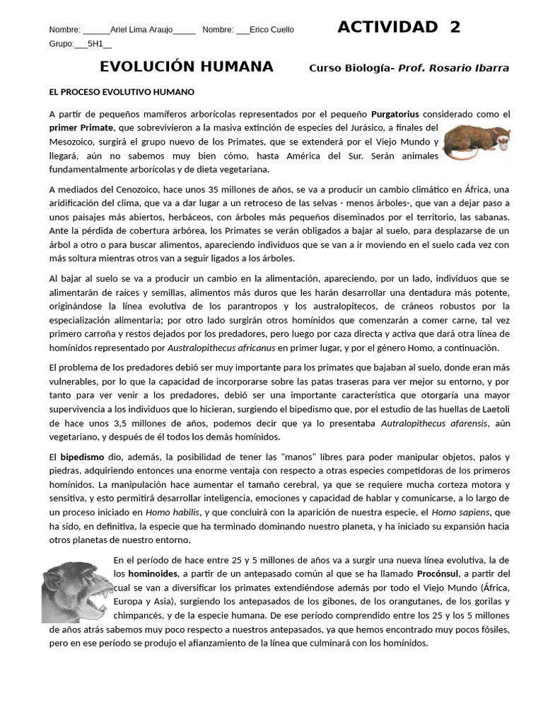 Bilogia Erico | PDF | Humano | Homo