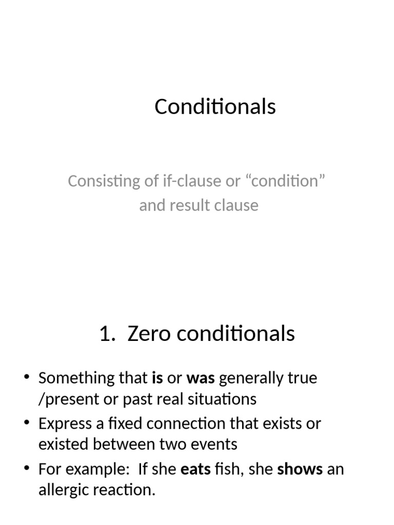 Conditional Sentences S2 | PDF | Verb | Linguistic Typology