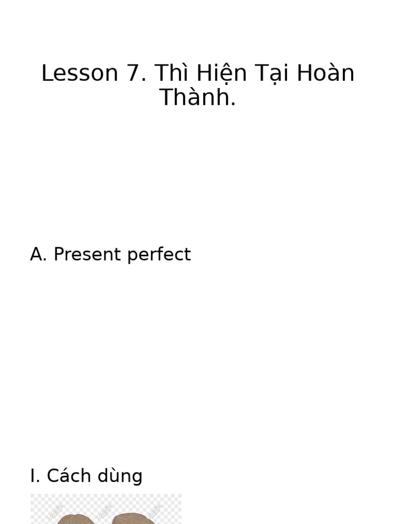Lesson 7 Thì HTHT, Can Could, Be Able To | PDF