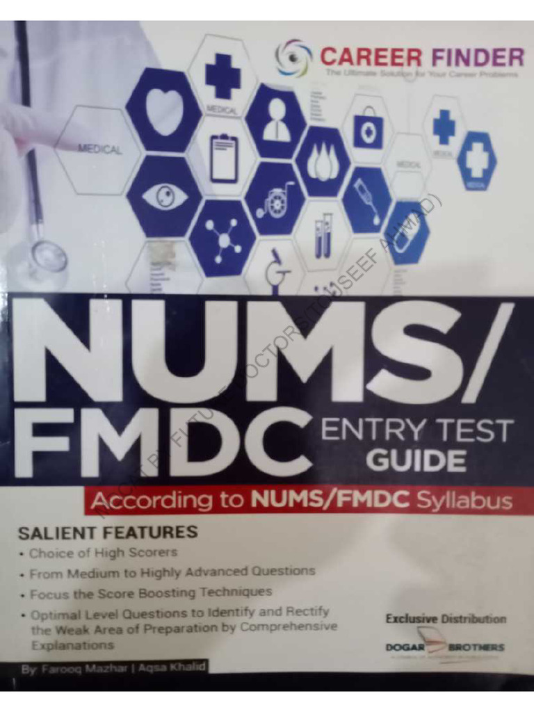 NUMS Entry Test | PDF
