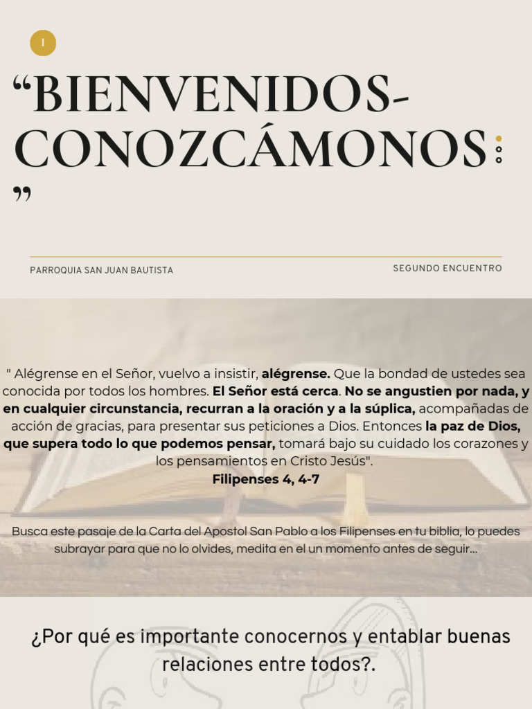 Conozcamonos | PDF | Teología | Creencia religiosa y doctrina