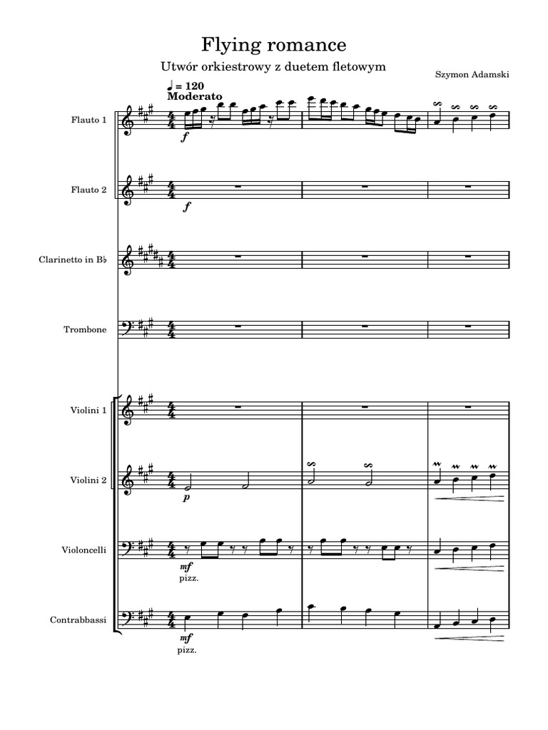 Flying romance | PDF | String Instruments | Musical Instruments