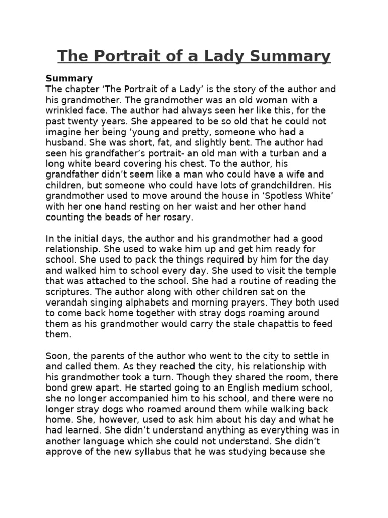The Portrait of A Lady | PDF | Prayer | Rosary