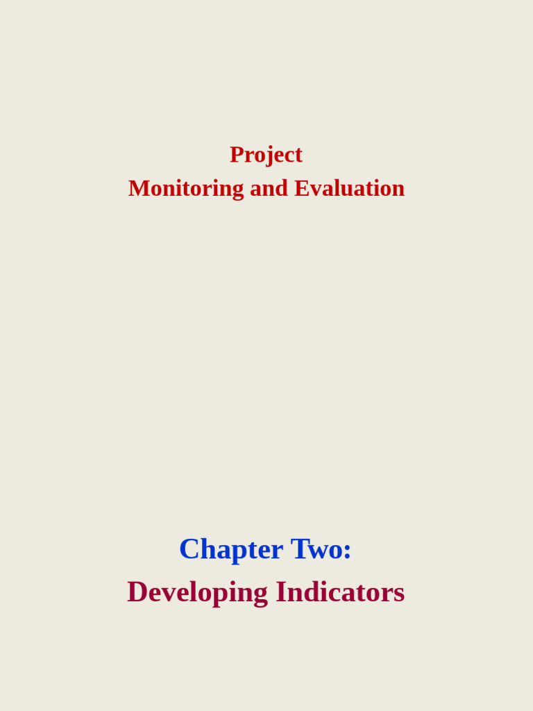 PME- CH 2 Indicators | PDF | Evaluation | Breastfeeding