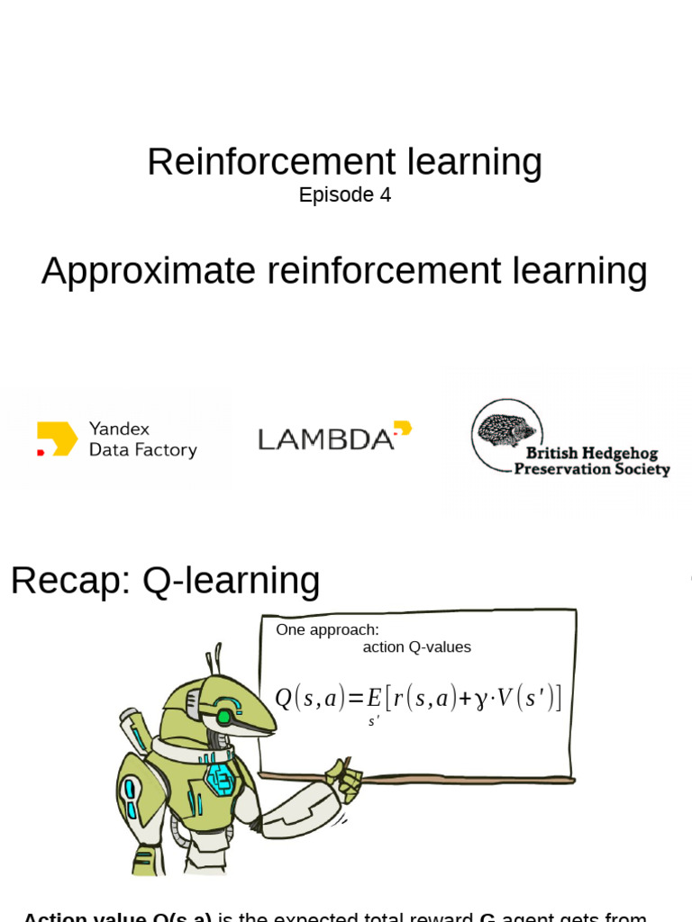 Approximate Reinforcement Learning Techniques | PDF | Statistical Theory | Learning