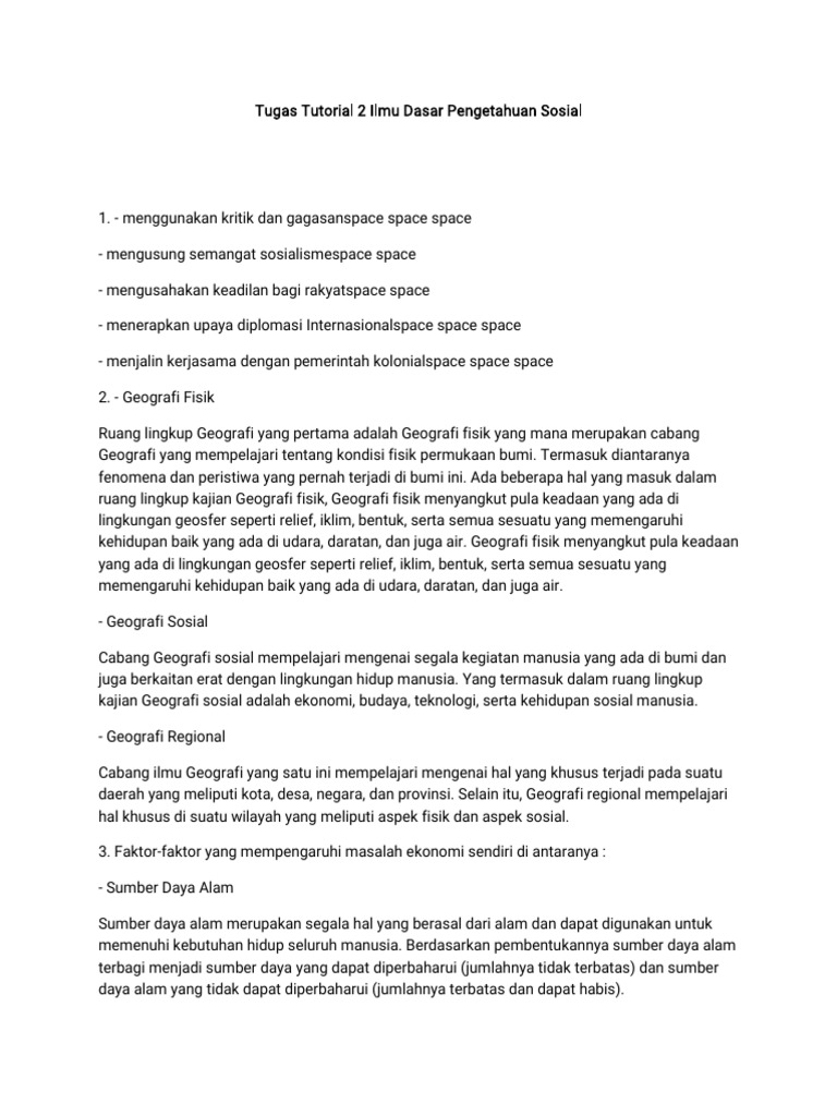 Tugas Tutorial 2 IPS | PDF | Sains & Matematika