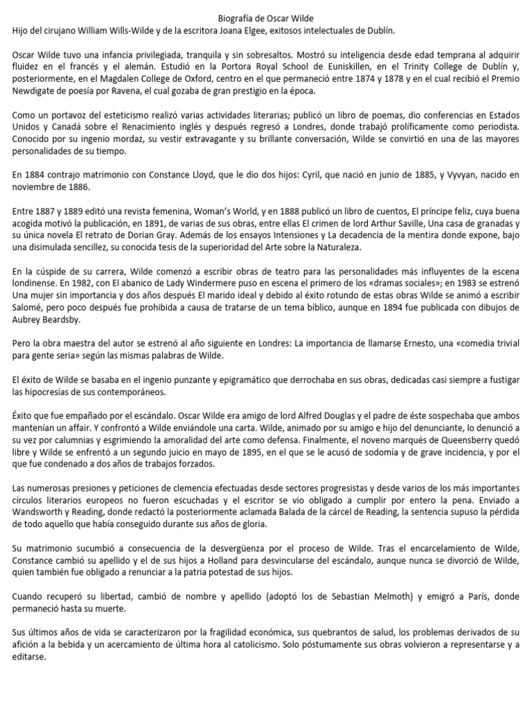 D 158 D 3 | PDF | Oscar Wilde