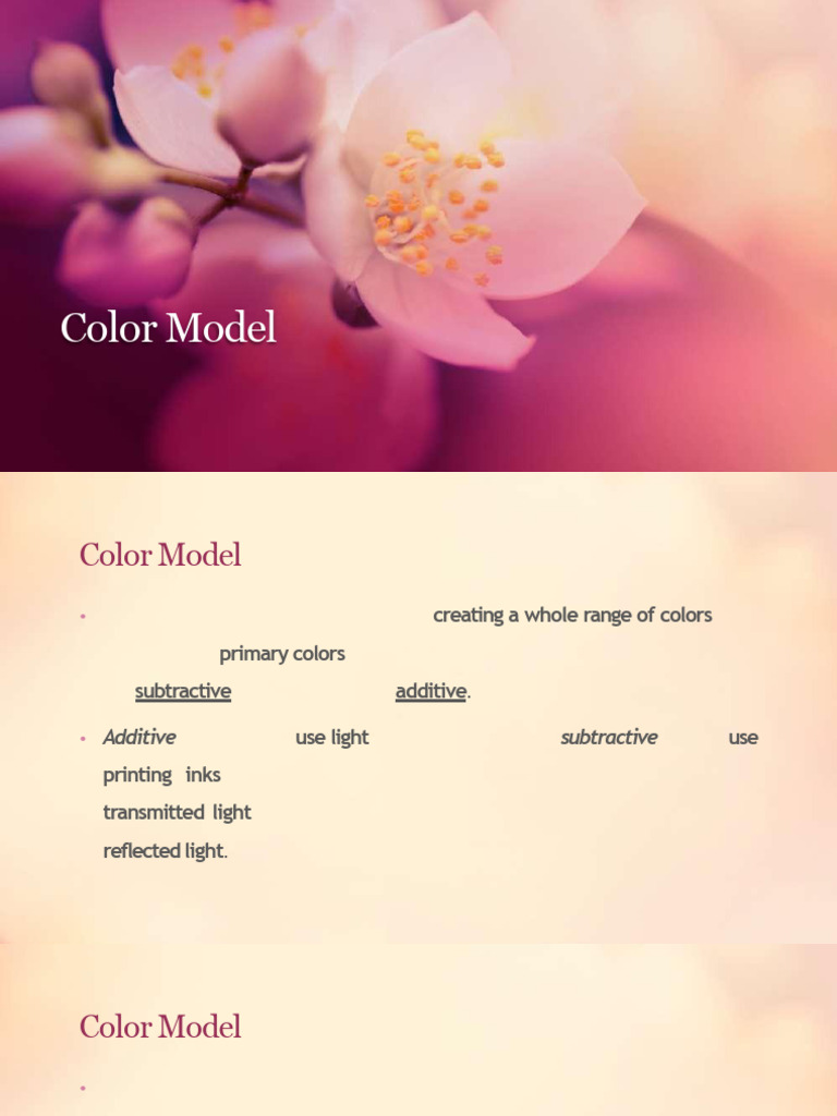 6- Ch 6_Color Models | PDF | Cyan | Color