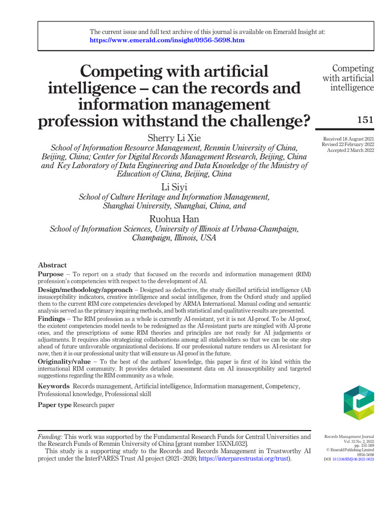 Article 10-1108 - RMJ-08-2021-0033 | PDF | Artificial Intelligence | Intelligence (AI) & Semantics