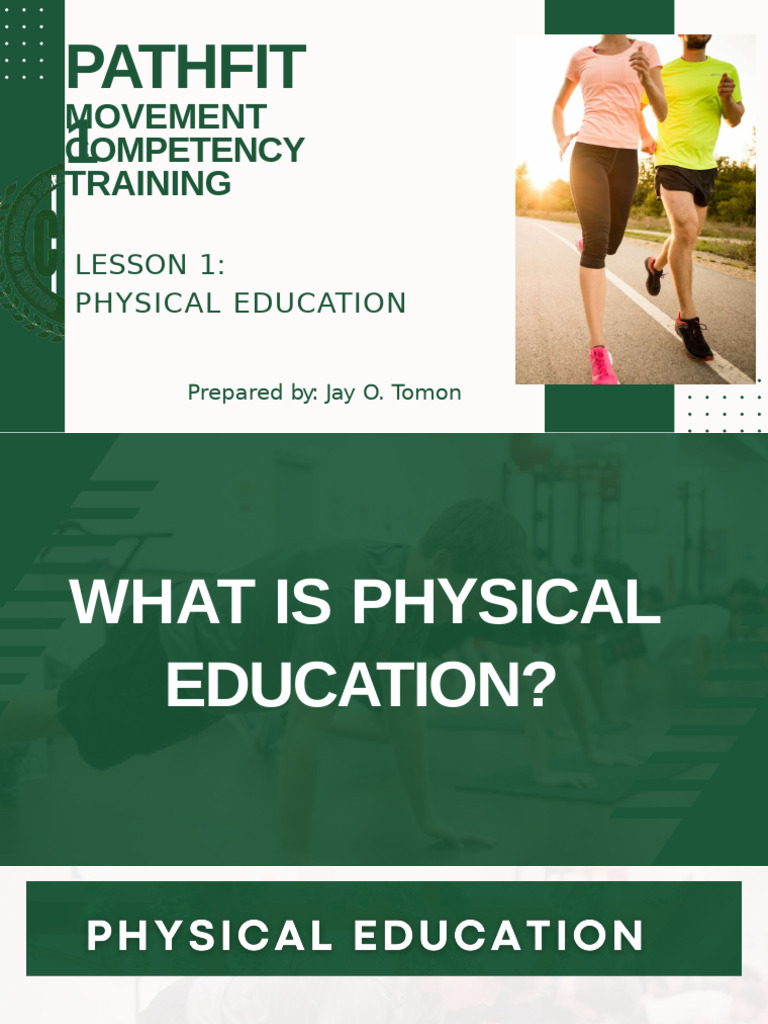 Lesson1 PhysicalEducation | PDF | Physical Education | Psychology