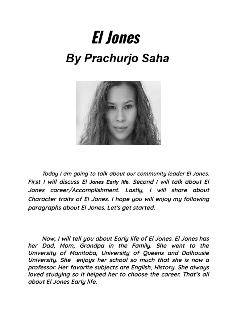 Prachurjo Saha - GOOD COPY - Biography Project | PDF
