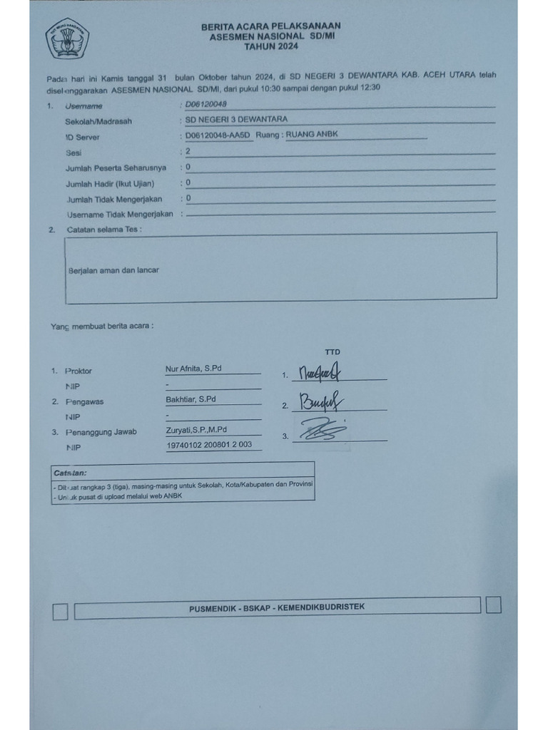 SDN 14 BAP Sesi 2 Numerasi | PDF
