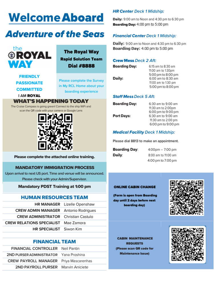 Welcome Package ADVENTURE Ots | PDF