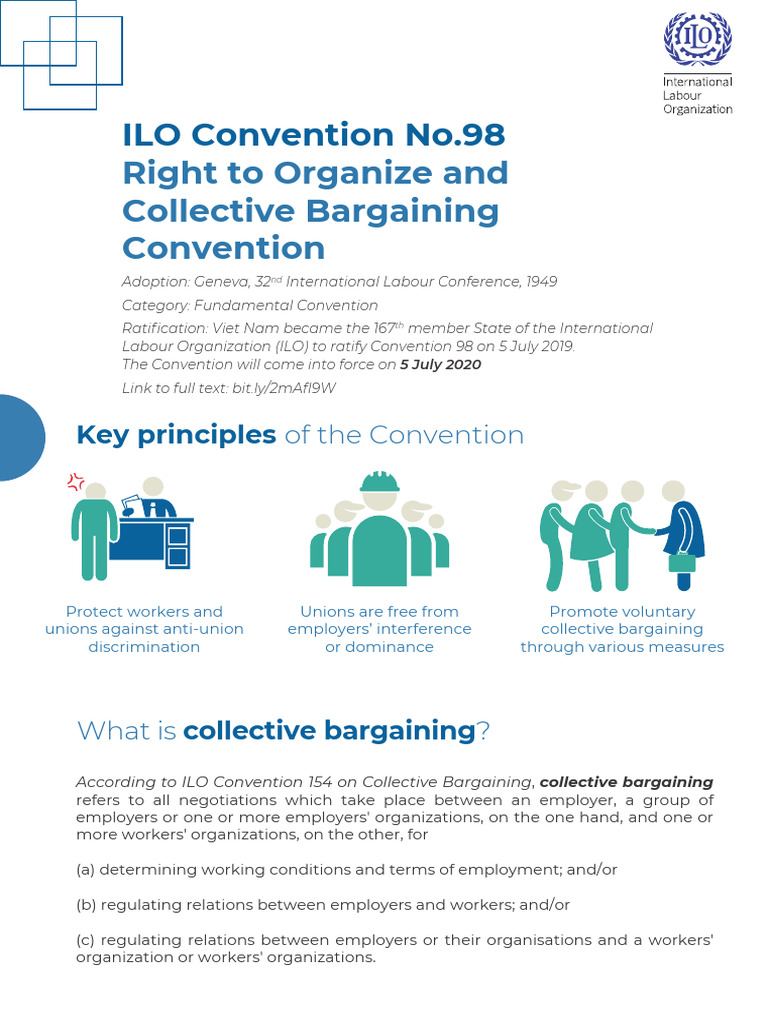ILO Convention 98: Collective Bargaining Rights | PDF | International ...