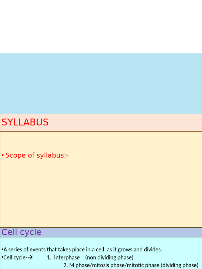 Structure of Chromosome and Cell Cycle-10 | PDF | Mitosis | Meiosis