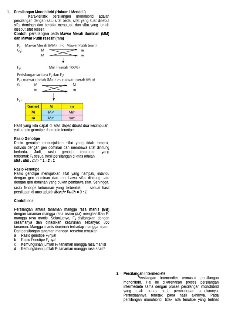 Pewarisan Sifat | PDF