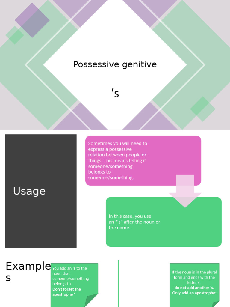 Possessive Genitive | PDF | Linguistic Typology | Syntax