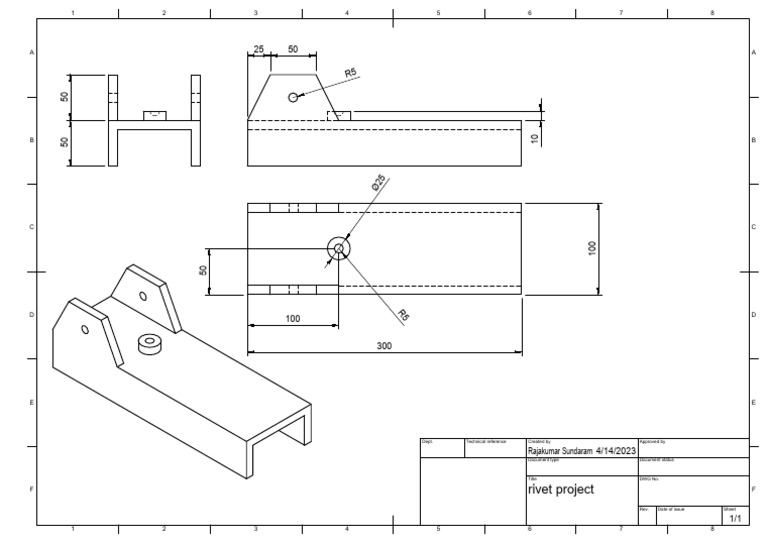 Rivet Project Drawing v1 | PDF