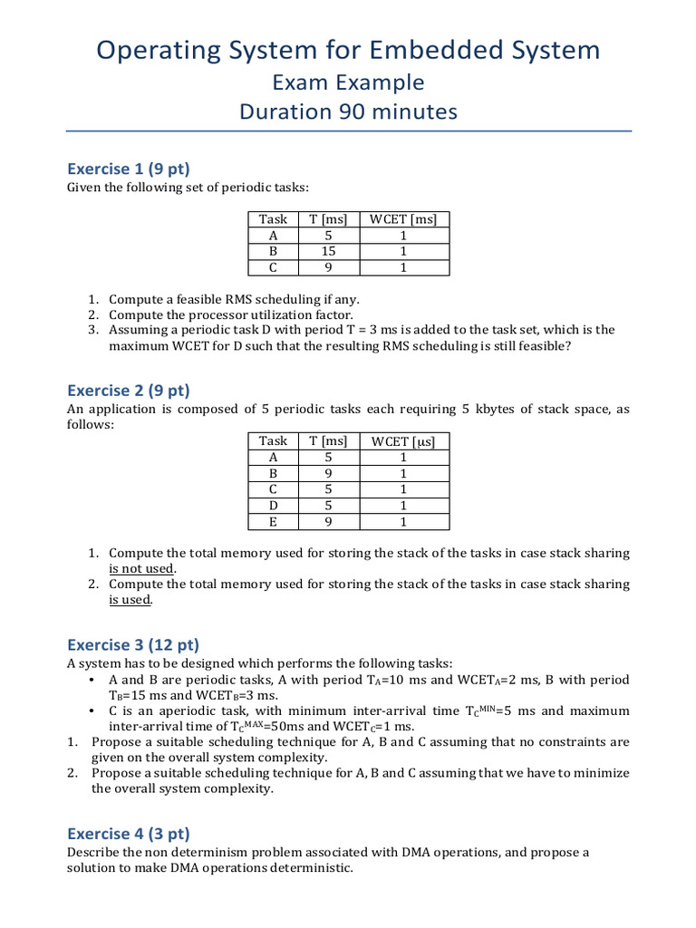 Exam Example | PDF