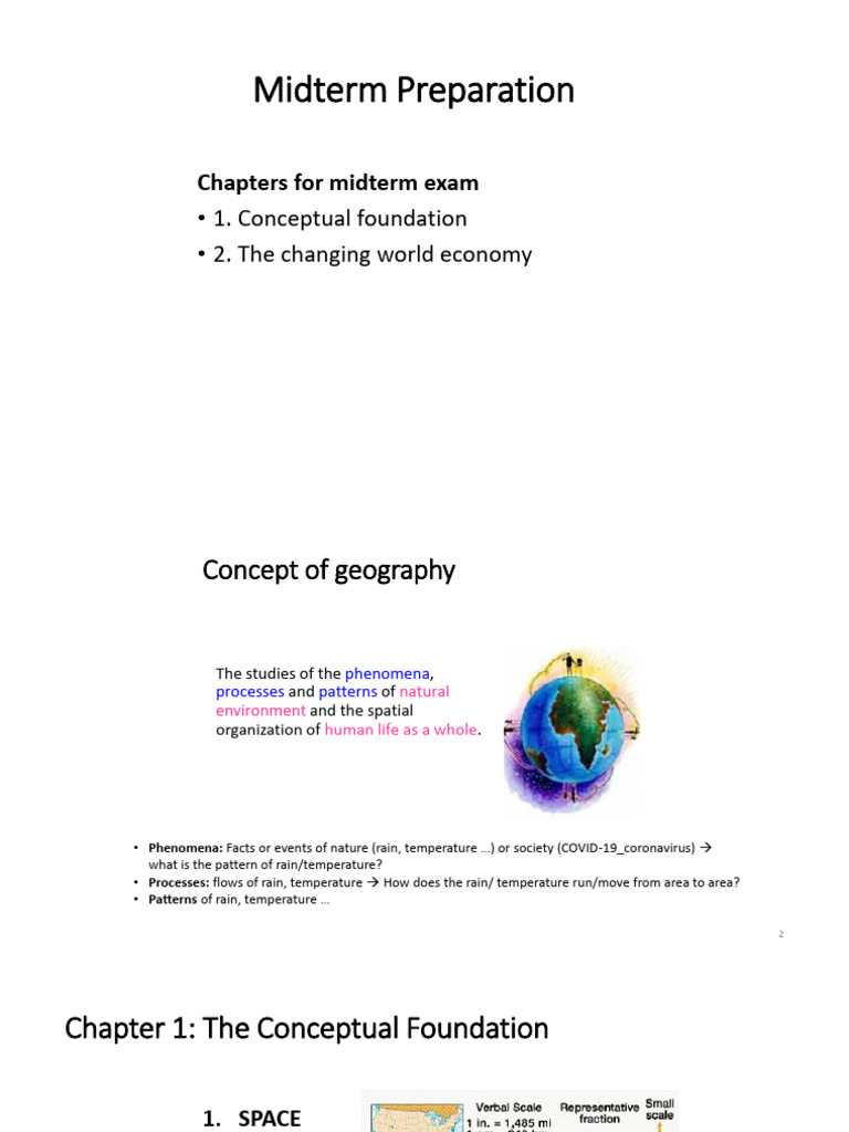 2024 - Midterm Exam Preparation | PDF | Geography | Economies