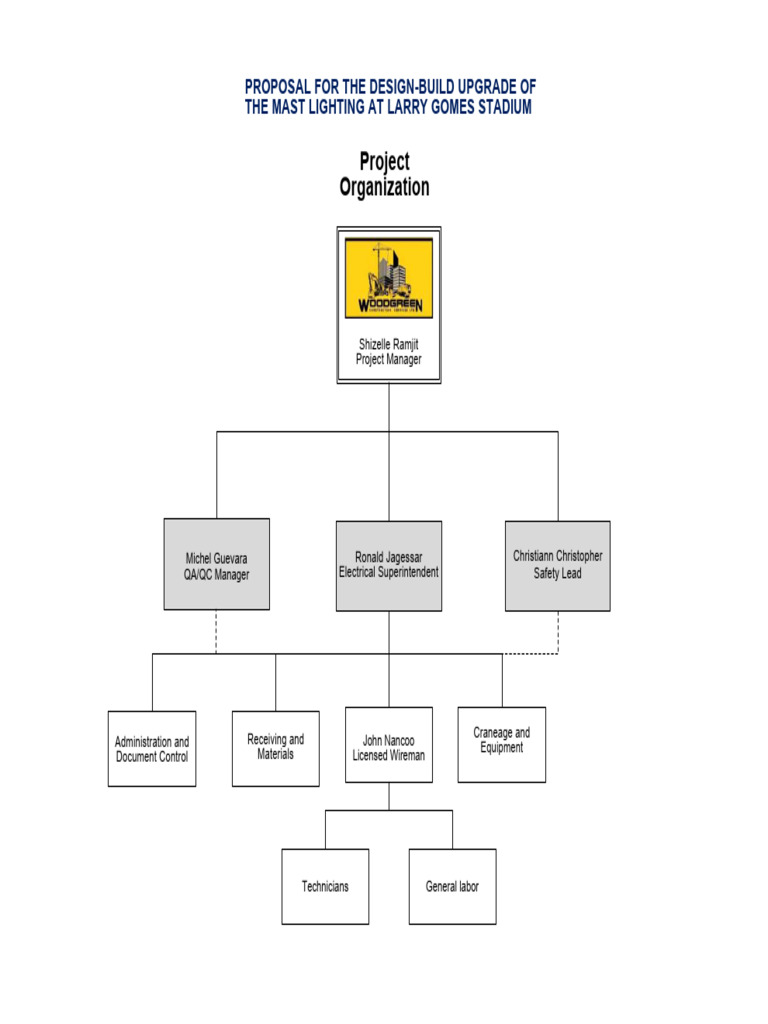 Visio-Project Org Chart - LGS Mast Lighting | PDF | Technology ...