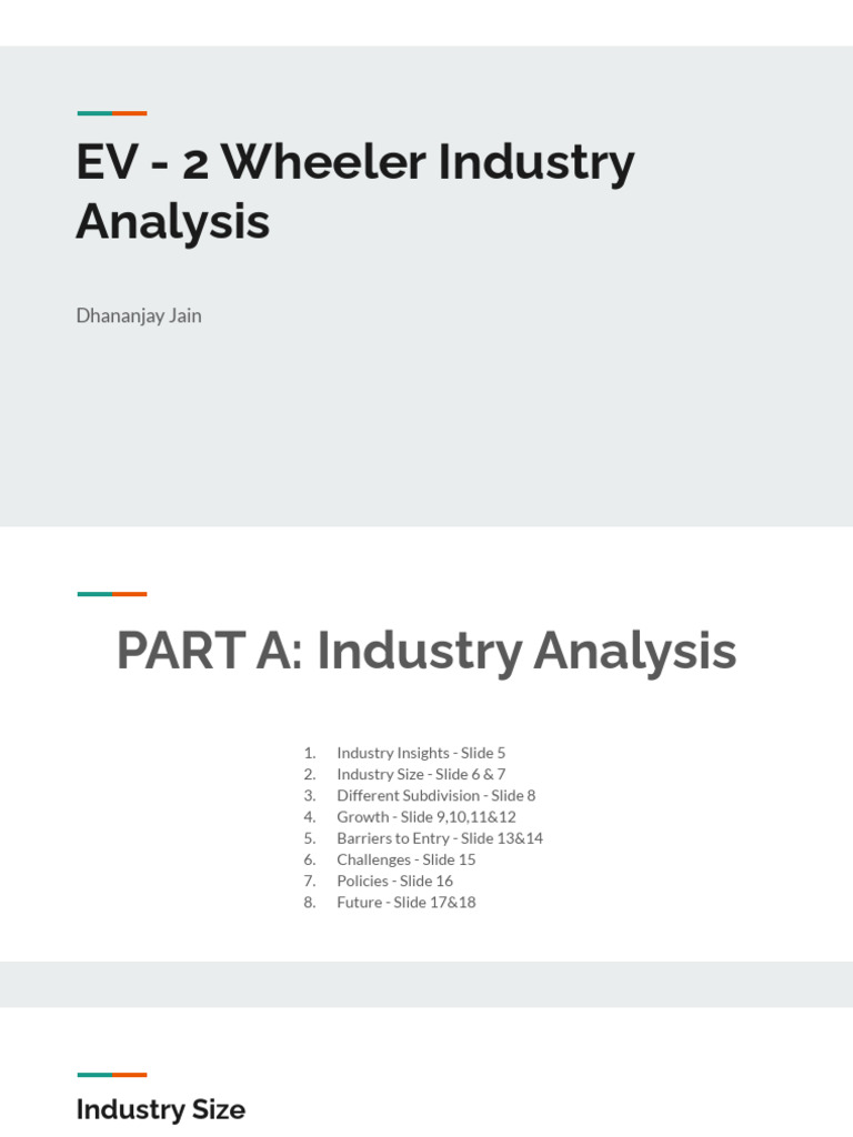 EV - 2 Wheeler Industry Analysis | PDF | Electric Vehicle