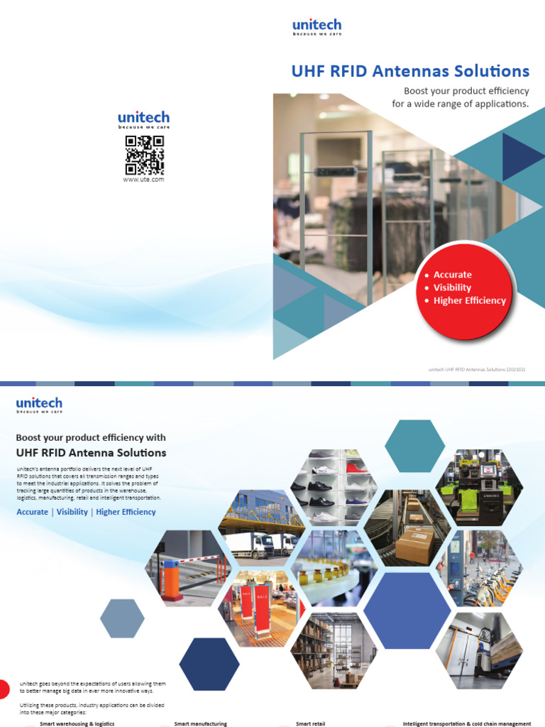 RFID Antennas Solution Brochure - 202103 - RevC | PDF | Radio Frequency Identification | Warehouse